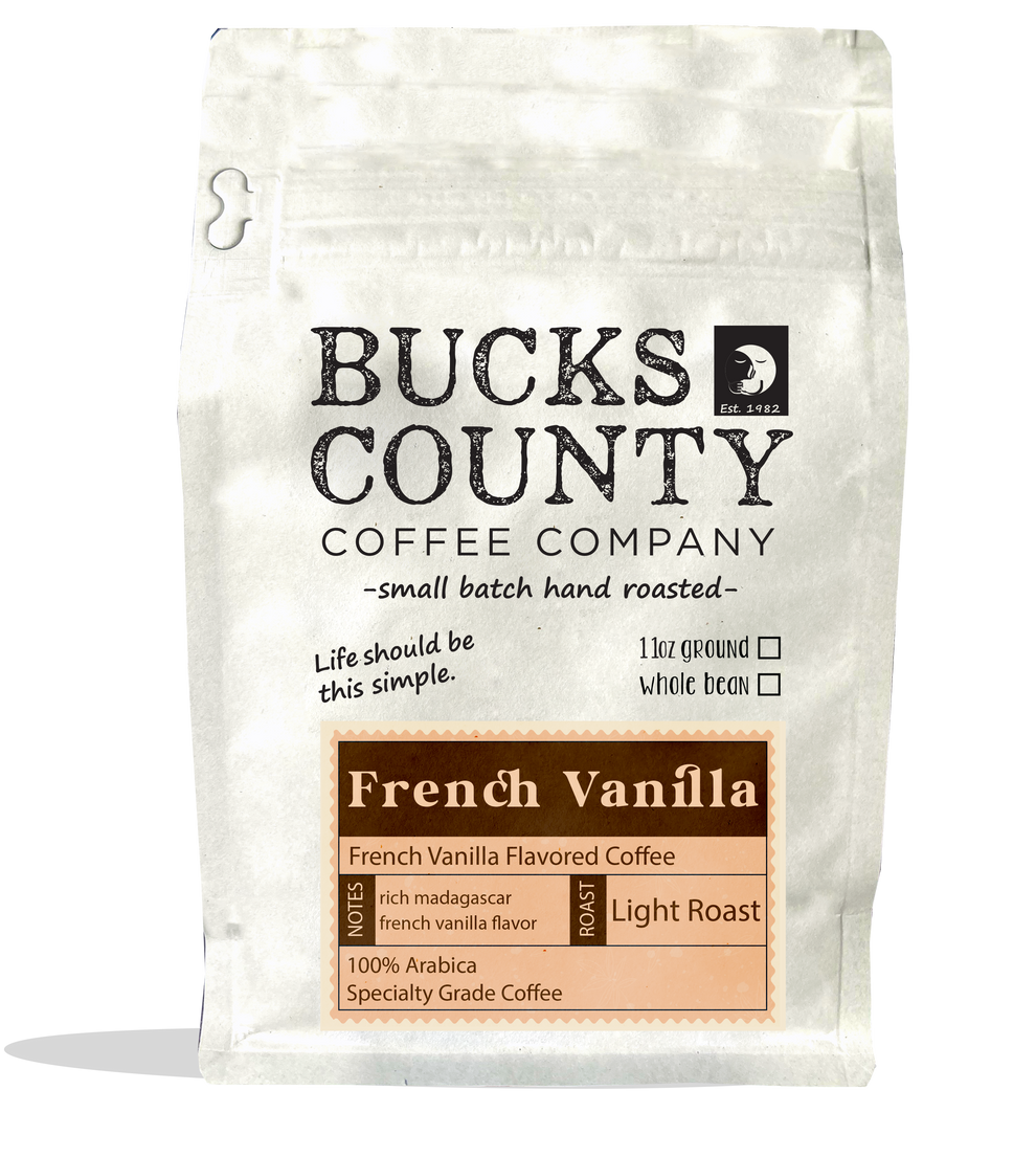 French Vanilla Coffee - Rich Vanilla Light Roast | Bucks County Coffee ...