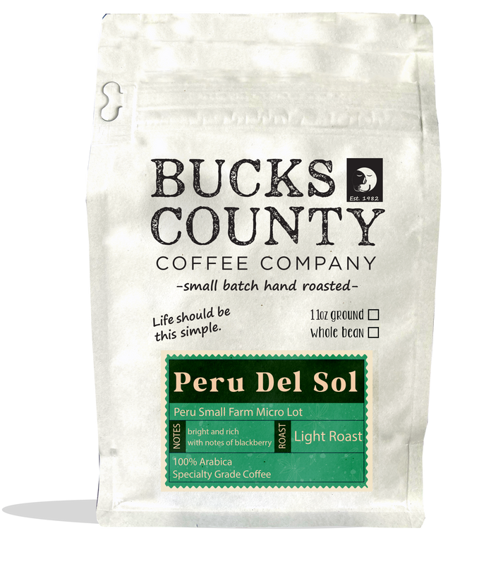 Peru Del Sol - Light Roast – Bucks County Coffee Co.