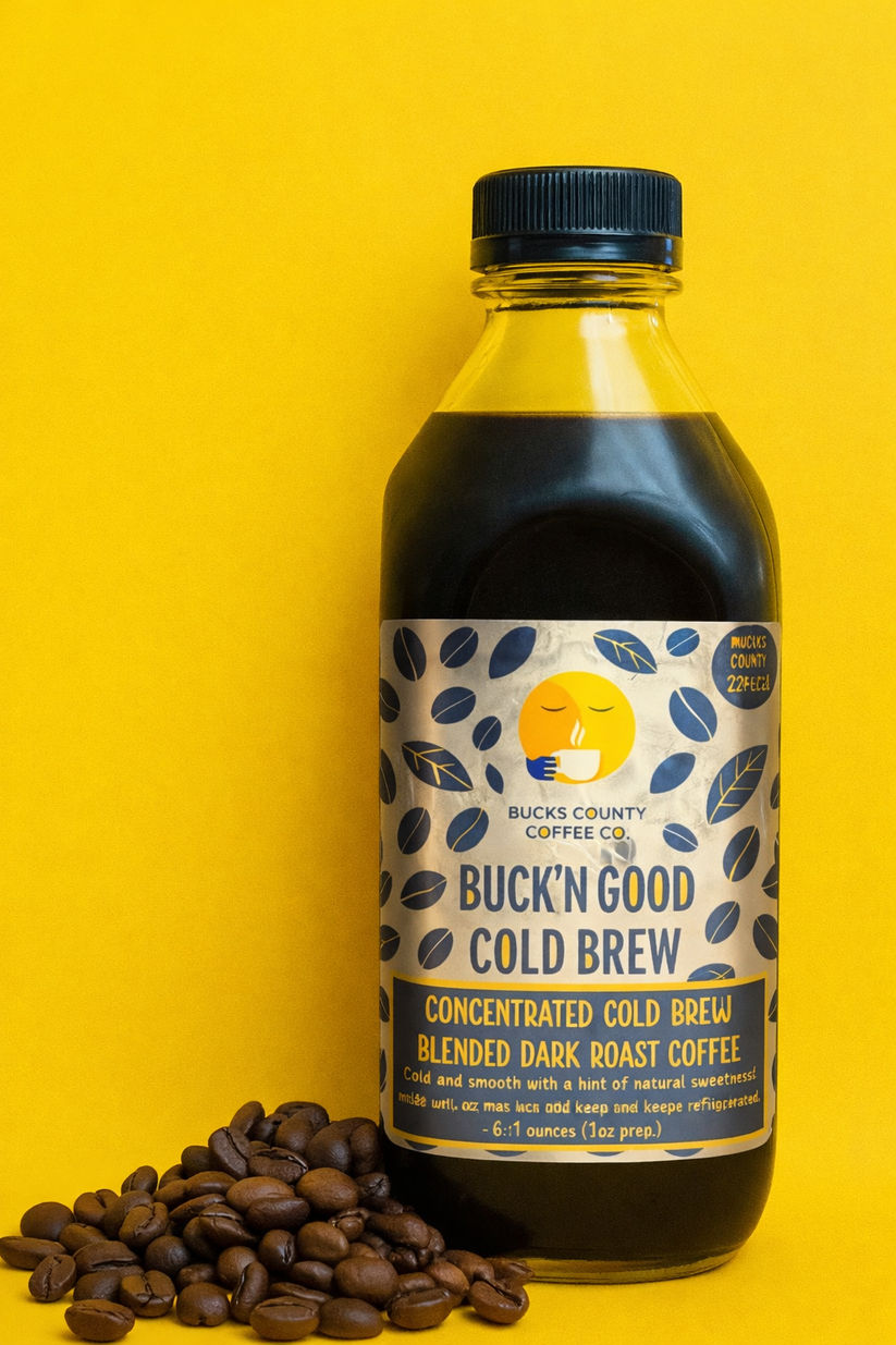 Buck'N Good Cold Brew Concentrate - 6 to 1 | Makes 192oz | Bucks County ...